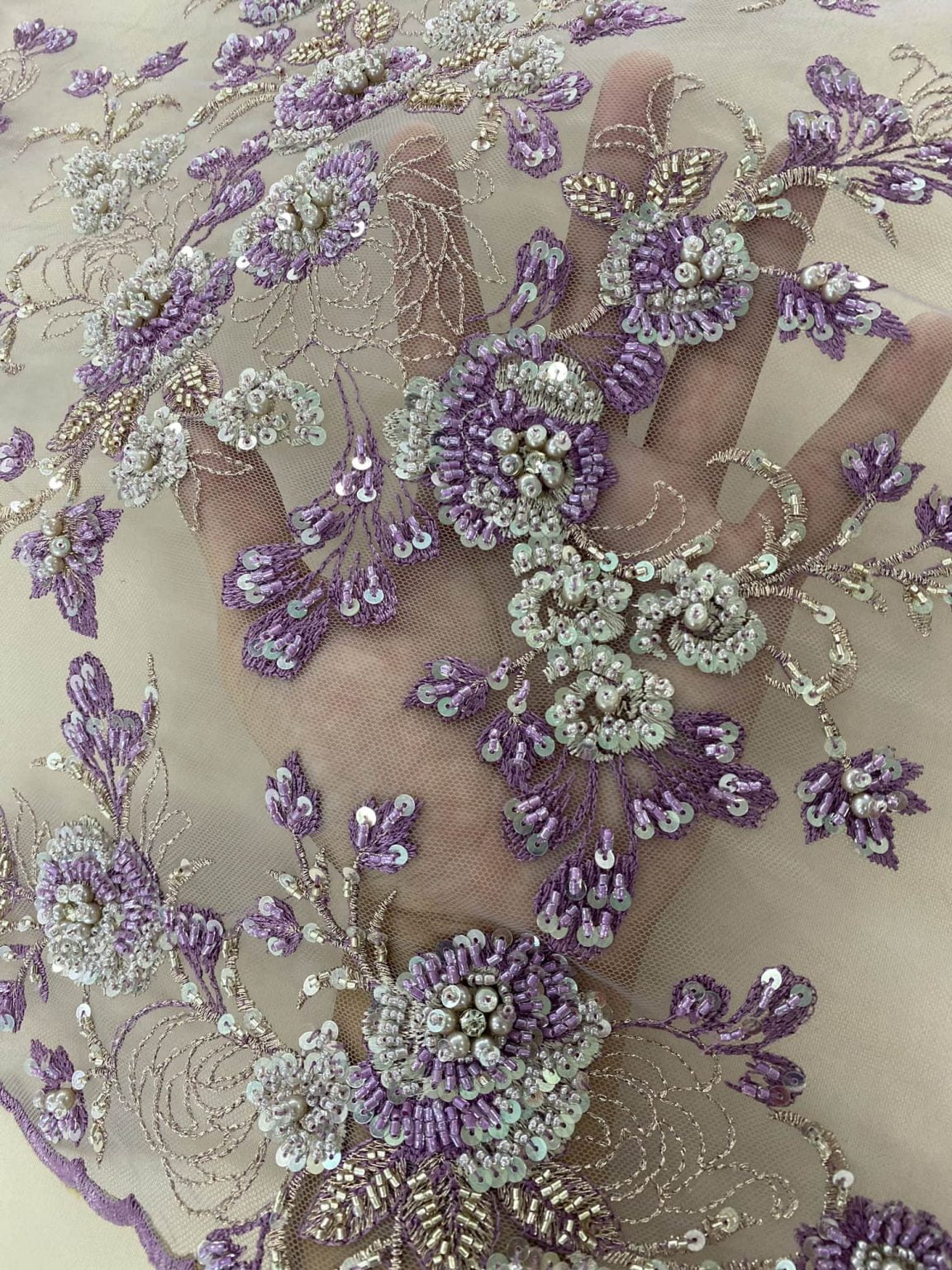 Leading Beaded Lace Supplier Malaysia for Elegant Designs