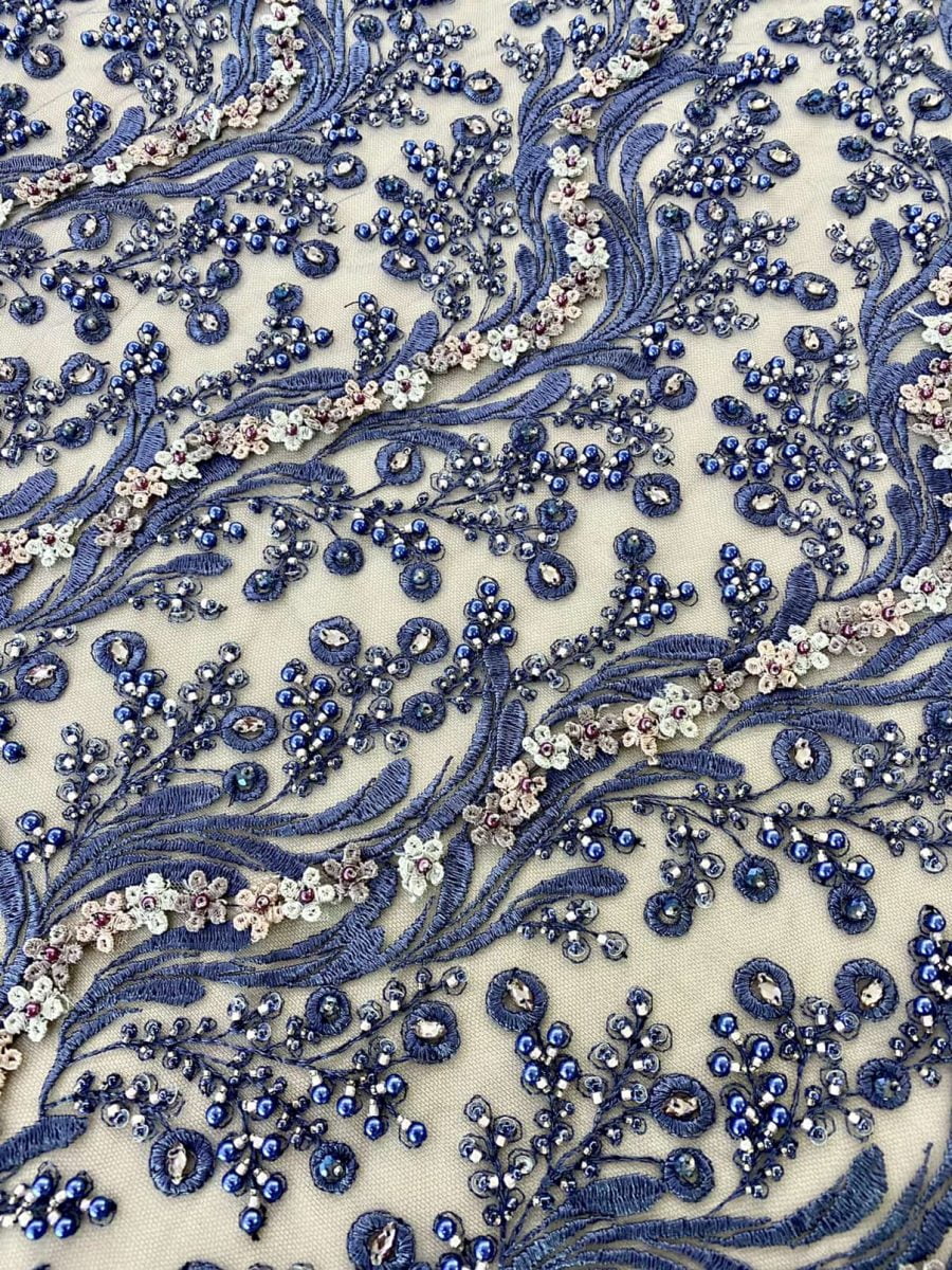 NEW (COLBALT BLUE) DELPHINE EXQUISITE CURATED LACE