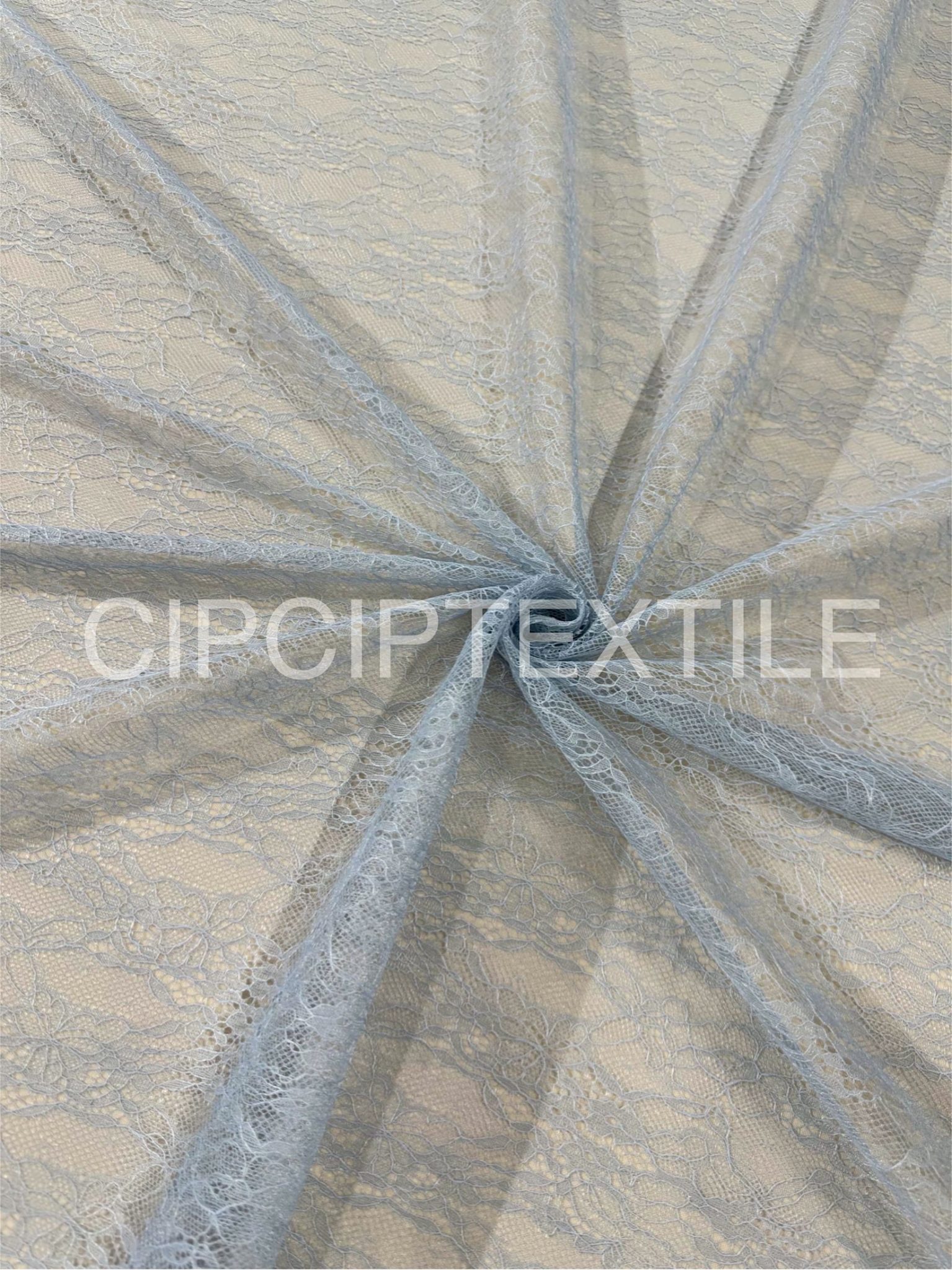 NEW (POWDER BLUE) DESIGN 6 FRENCH LACE 60″INCHES