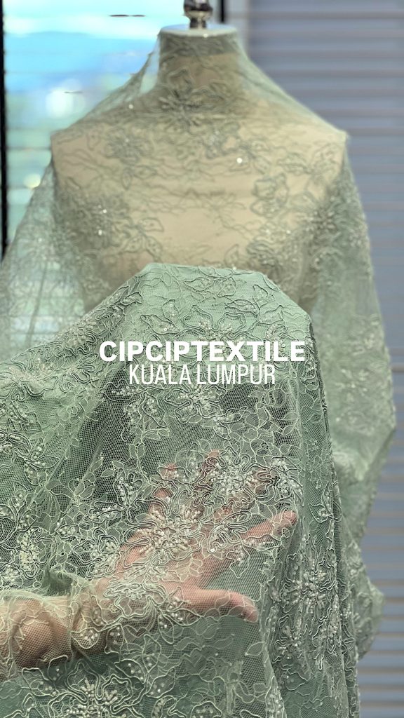 NEW (SAGE GREEN) MANIS HIGH-END FRENCH LACE